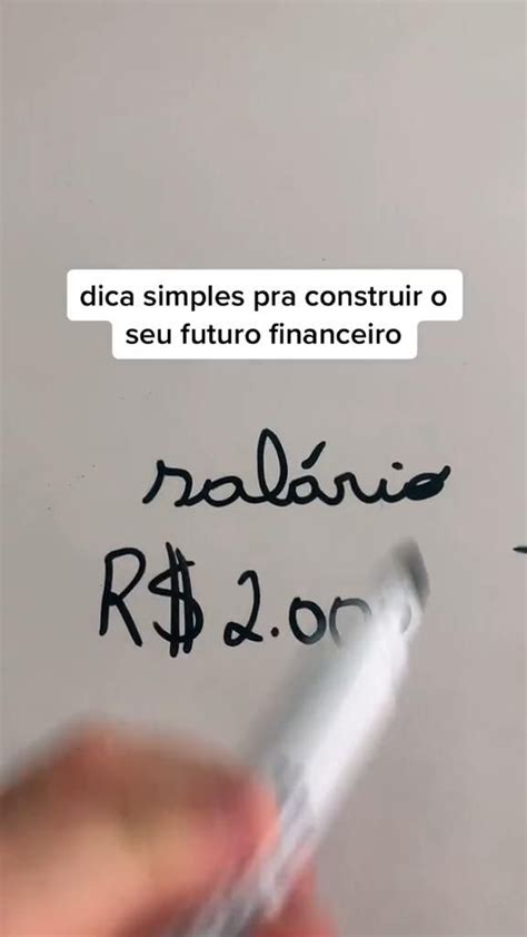 Dica Simples Para Construir Seu Futuro Financeiro Tabela Para Juntar