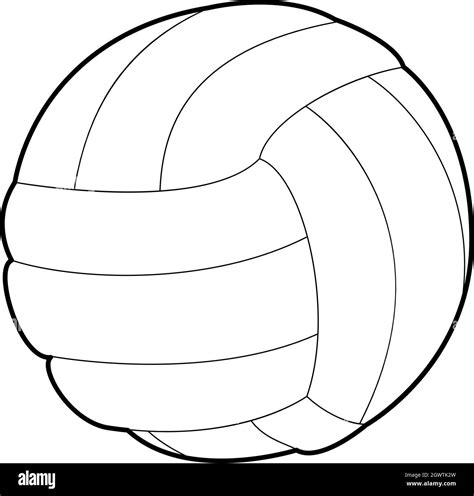 Soccer Ball Icon Outline Style Stock Vector Image Art Alamy