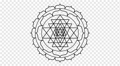 Lakshmi Sri Yantra Mandala Lakshmi Symmetry Sphere Religion Png