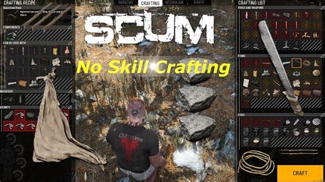 SCUM Going Nuclear V 0 8 No Skill Crafting YouTube