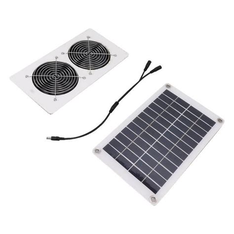 EBTOOLS Kit de ventilateur de panneau solaire étanche 10W 18V Kit de