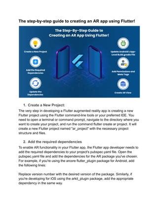 A Step By Step Guide To Building AR Apps With Flutter Pdf