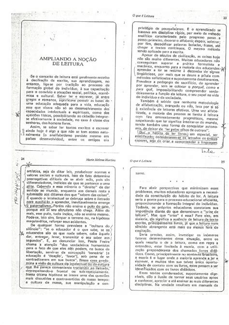 PDF Maria Helena Martins O Que é Leitura DOKUMEN TIPS