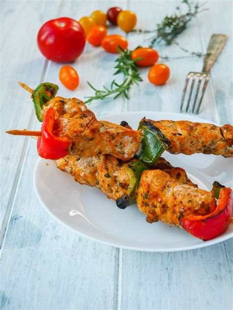 Brochette poulet mariné au yaourt Recette pour barbecue