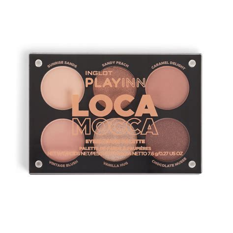 Paleta Cieni Do Powiek INGLOT PLAYINN Loca Mocca 14207076052 Allegro Pl