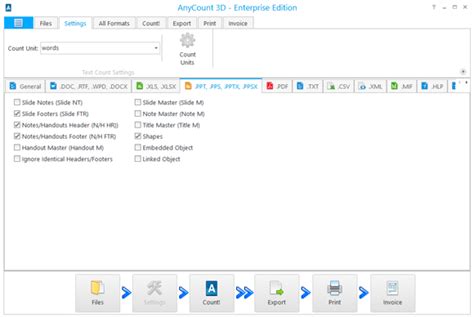anycount is a word count software tool character count line count tool