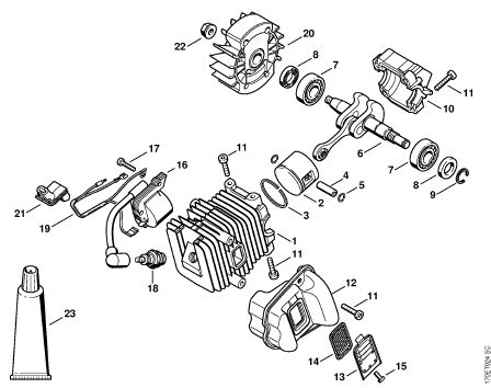 Stihl Ms 310 Chainsaw Parts Diagram Sketch Coloring Page