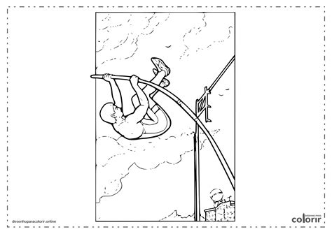 Desenhos De Atletismo Para Colorir