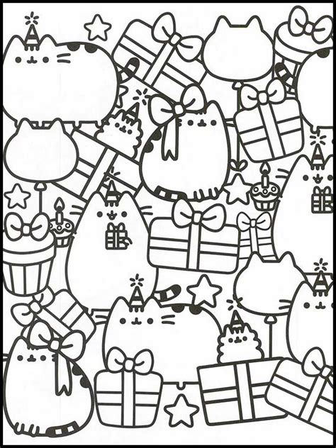 Normal Los Debilidad Dibujos De Pusheen Para Colorear Campo Historiador