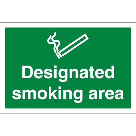 Smoking Area Signs Printable
