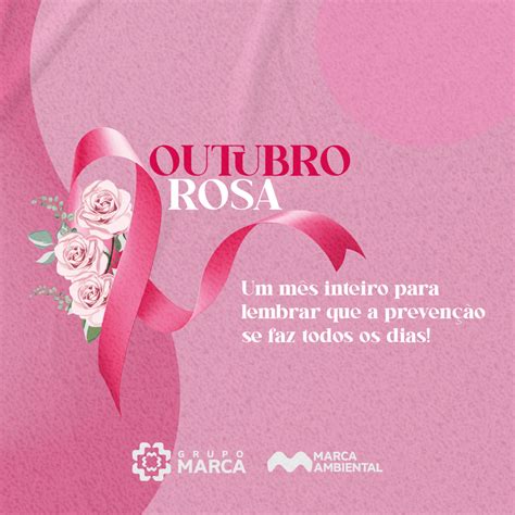 Outubro Rosa a importância da conscientização e luta pela vida Marca