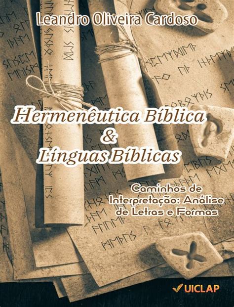 Hermenêutica Bíblica Línguas Bíblicas Loja Uiclap