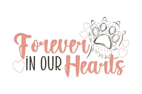 Forever In Our Hearts SVG Cut File By Creative Fabrica Crafts