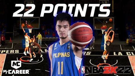 NBA2K22 Mobile My Career Kai Sotto 22 Pts 5 Rebs Vs TrailBlazers