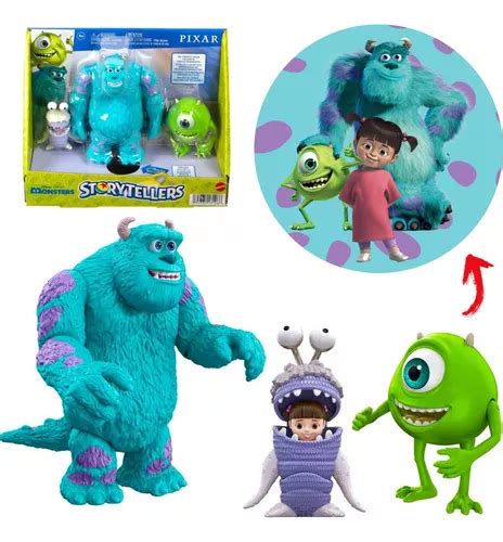 Bonecos Disney Pixar Kit Monstros S a Boo Sulley E Mike Frete grátis