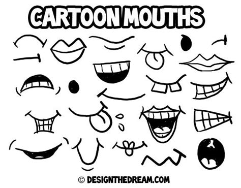 Cartoons Mouths Clip Art Library