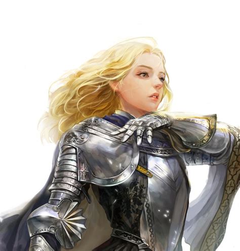 Artstation Knight C Juk Choi Ji Wuk Female Knight Female