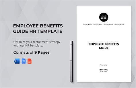 Employee Benefits Guide Hr Template In Powerpoint Pdf Google Docs