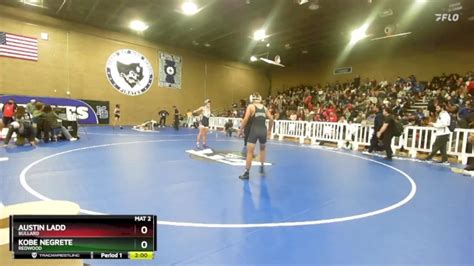 120 Lbs Champ Round 2 Austin Ladd Bullard Vs Kobe Negrete Redwood