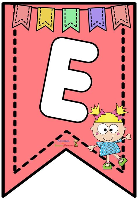 Banderines BIENVENIDOS para decorar tu clase el primer día Letras