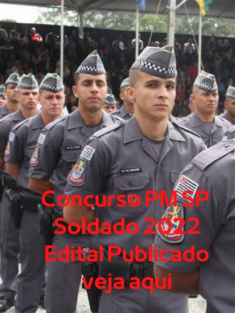 Concurso Pm Sp Soldado Fica Dica