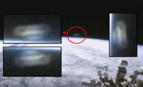 EXTRATERRESTRE ONLINE Estação Espacial Captura UFO nas Câmeras ao Vivo
