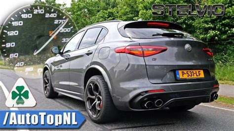Alfa Romeo Stelvio Quadrifoglio 510HP ACCELERATION TOP SPEED SOUND