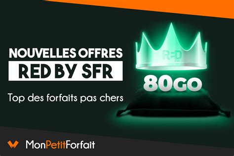 Nouveaux forfaits RED by SFR des offres sans engagement à prix cassé