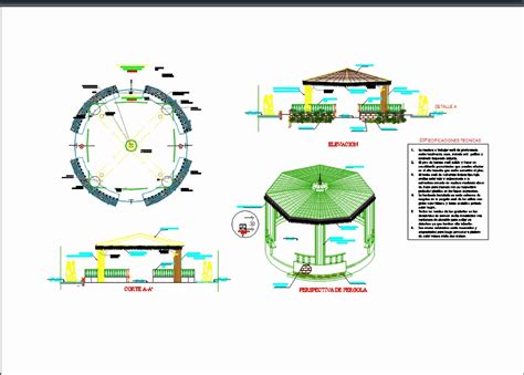 Glorieta En AutoCAD Descargar CAD Gratis 733 57 KB Bibliocad