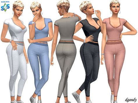 The Sims Resource Athletic Outfit 20200411