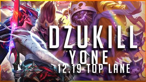 Dzukill Yone Vs Maokai TOP Patch 12 19 Yone Gameplay YouTube