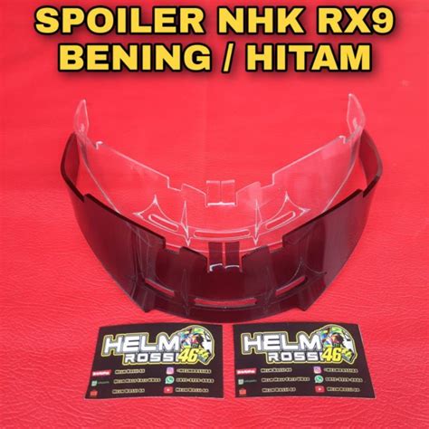 Jual Kaca Visor FLAT NHK RX9 RX 9 GM RACE PRO Iridium Silver Gold Blue