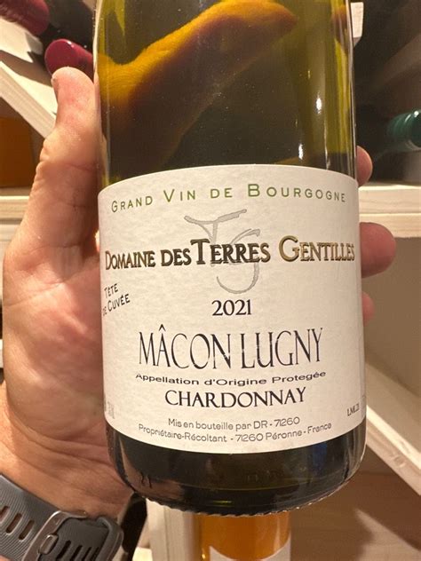 2021 Domaine Des Terres Gentilles Chardonnay Bourgogne Clos Saint