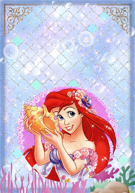 Etiqueta Escolar Ariel Para Imprimir Arte Para Toda A Festa