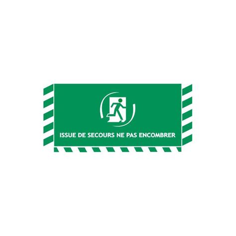 Signalisation Au Sol Pour Issues De Secours 80 35