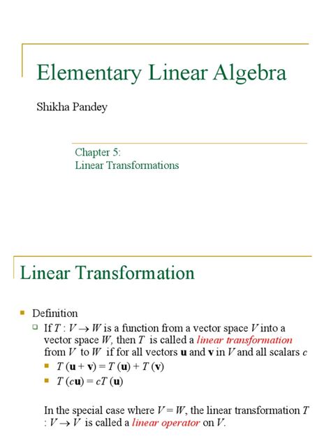 module5 linear transforms pdf eigenvalues and eigenvectors linear map