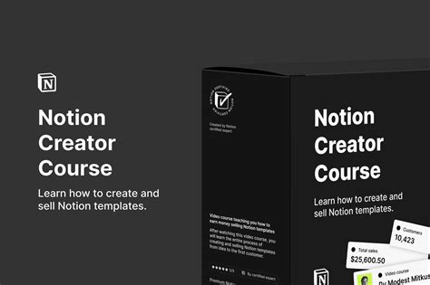 Notion Creator Course Learn How To Create And Sell Notion Templates