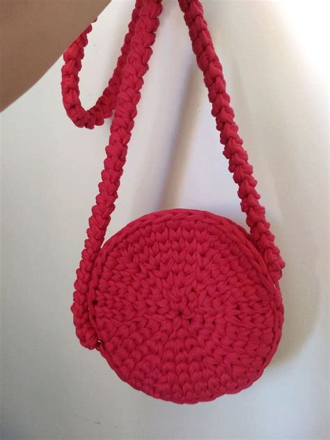Bolsa Rosa Fio De Malha Elo Produtos Especiais