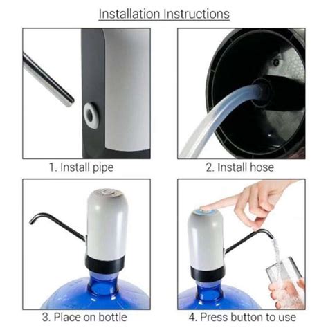 Jual Pompa Air Galon Dispenser Elektrik Rechargeable USB Water Pump Di