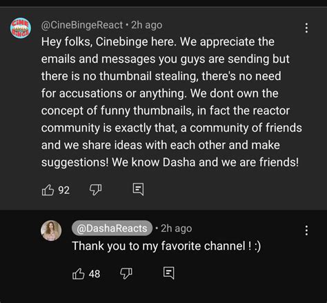 Cinibinge Defending Dasha Reacts R Reactgirlsofyt