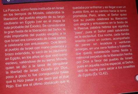 Explique con sus propias palabras que entiende del texto bíblico dame