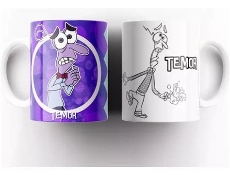 Plantillas Sublimar Tazas Intensamente Colorear Infantiles