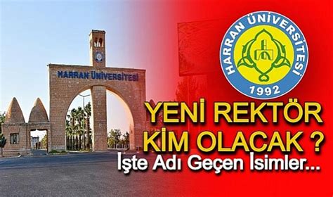 Harran Üniversitesi nde rektör kim olacak Gündem Kulis TV
