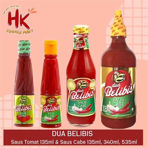 Jual Dua Belibis Saus Tomat Cabe 135ml 340ml 525ml Saos Sambal