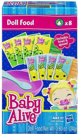 Baby Alive Doll Food Packs