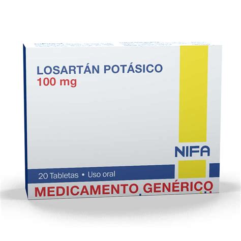 Losartán Potásico 100 Mg Recipe Caja X 30 Tabletas Farmaexpress lupon