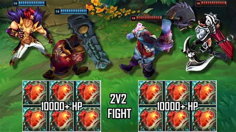 K SANTE SETT Vs DARIUS MUNDO 2V2 FULL BUILD FIGHTS Best Moments