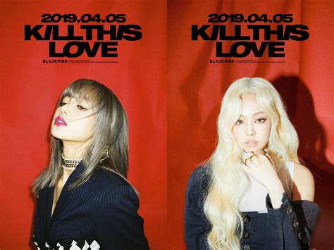 Blackpink Kill This Love Teasers Lisa Jennie K Pop Database