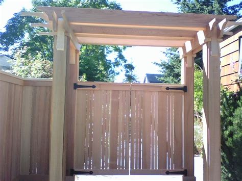 Cedar Trellis West Seattle Fence
