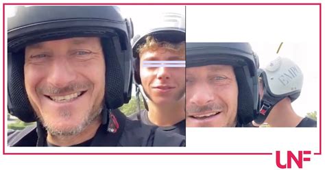 Francesco Totti torna a sorridere sui social è con suo figlio Cristian